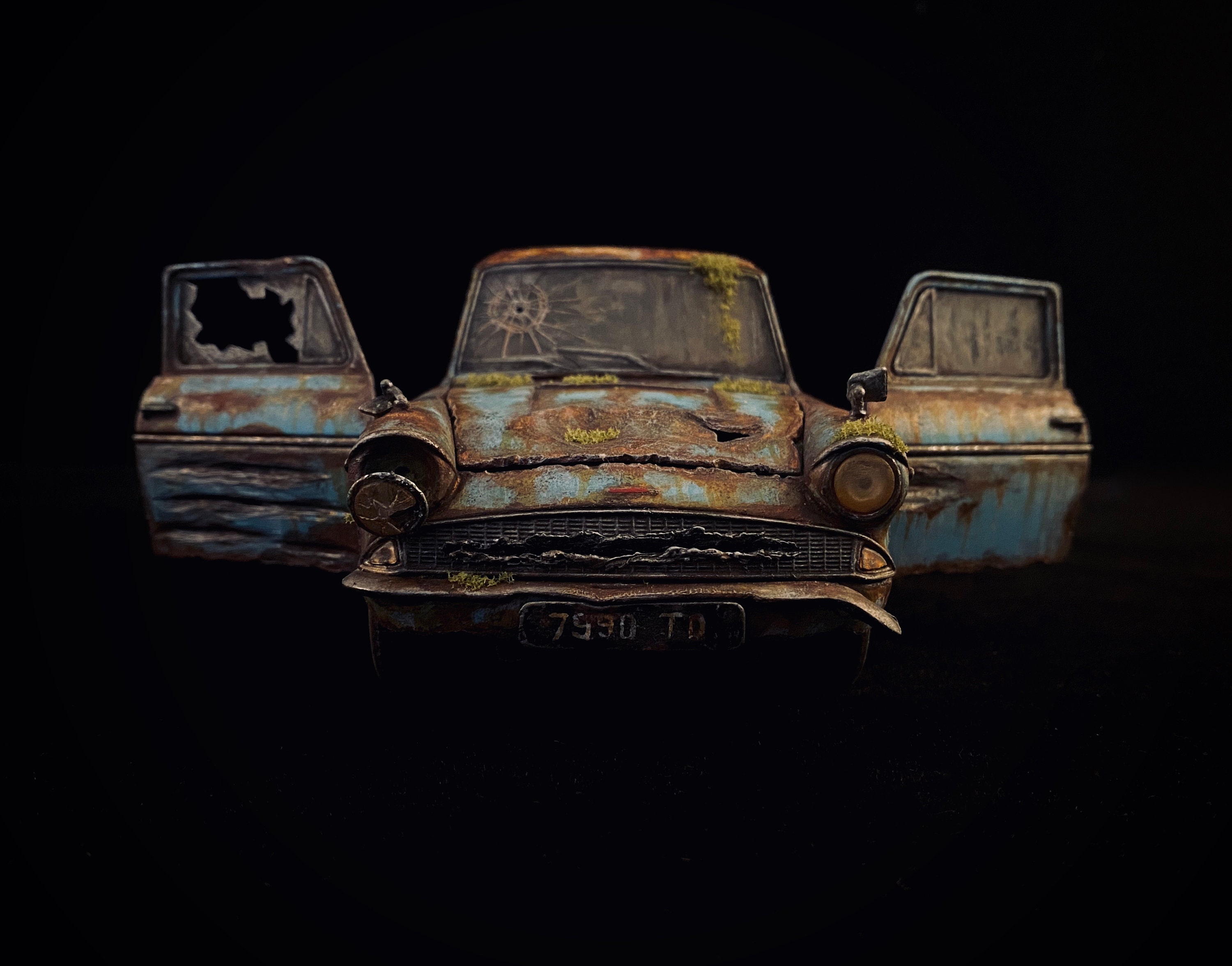 The Flying 1966 Ford Anglia From the Harry Potter Series - Etsy