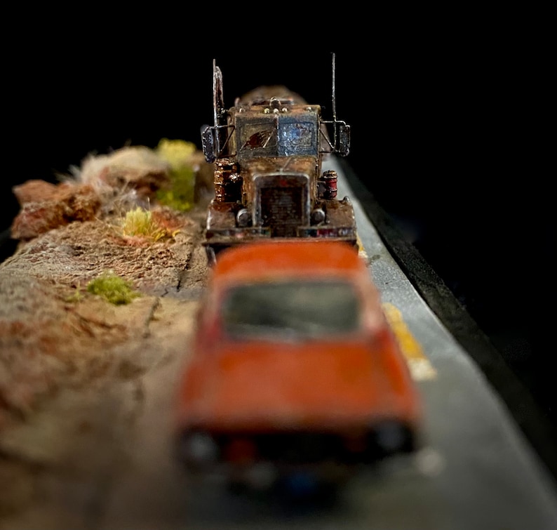 Duel Miniature Model Diorama With Display Case - Etsy