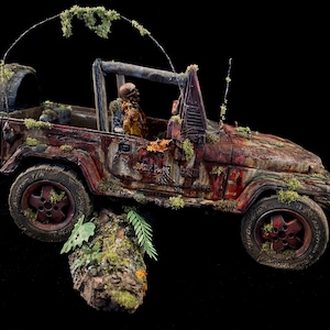 The Tomb of Dennis Nedry Abandoned Jurassic Park Jeep - Etsy
