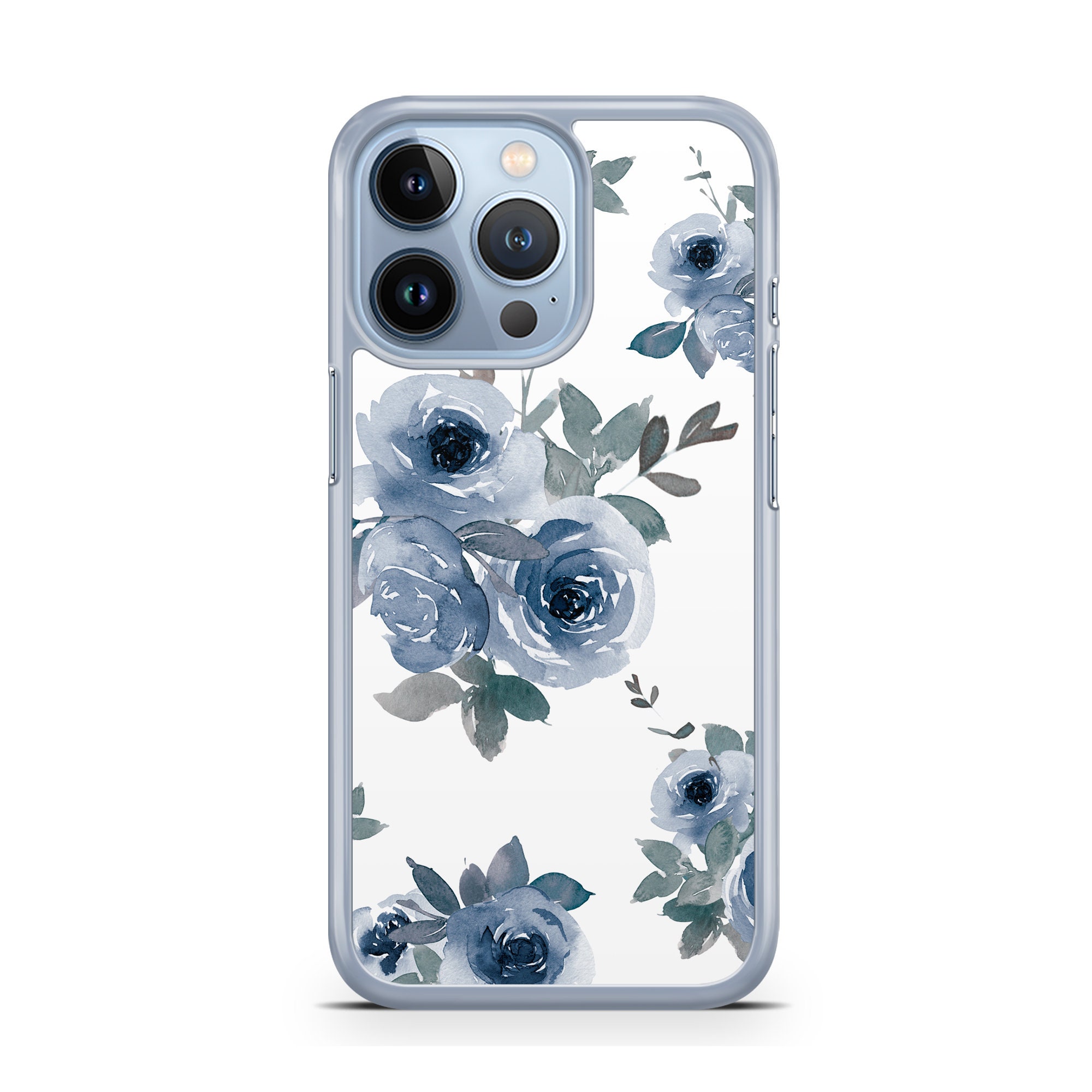 Floral Pattern, Roses, Love, Heart Plastic Phone Case Cover for iPhone ...