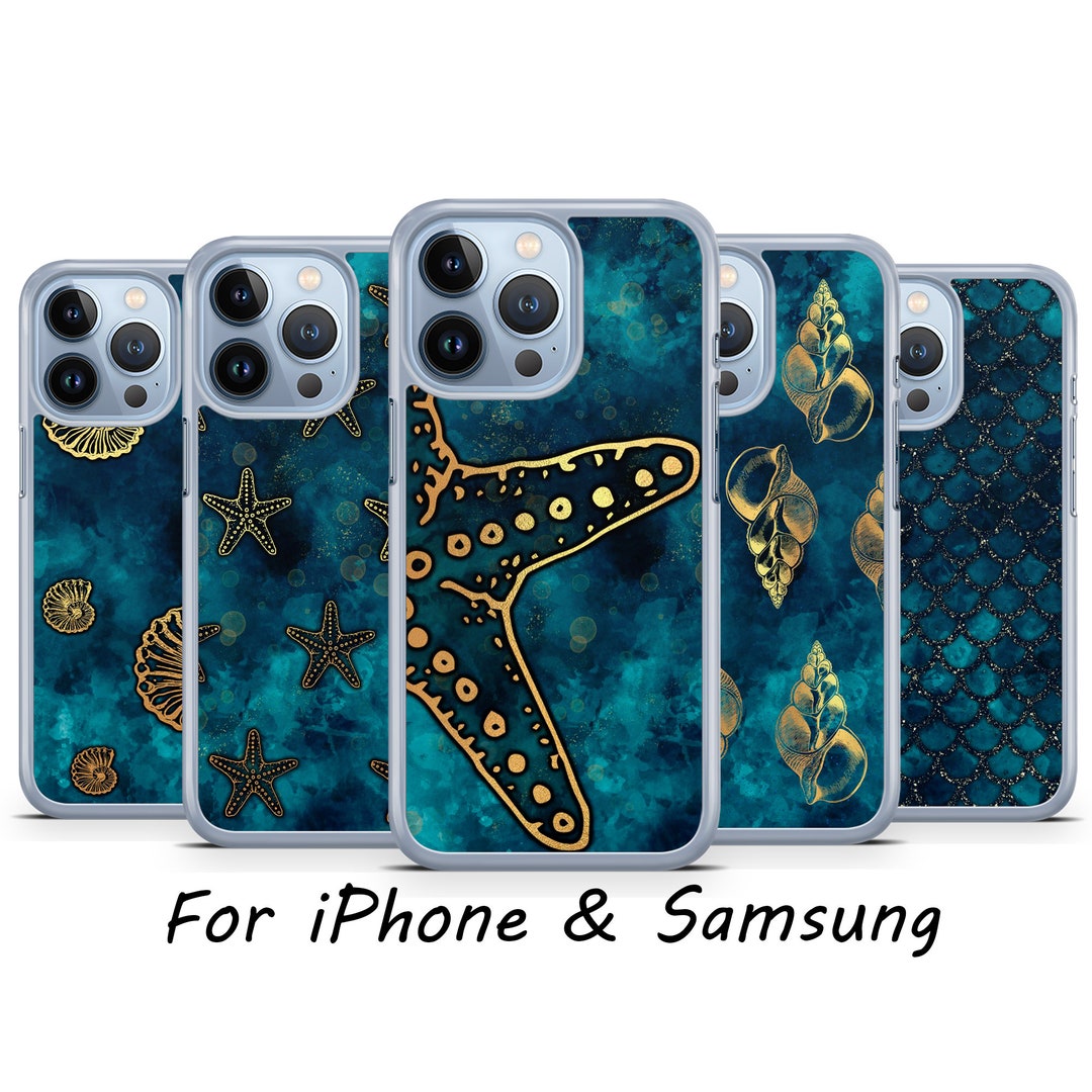 Mermaid Style Summer Ocean Art Plastic Phone Case Cover for iPhone 8 ...
