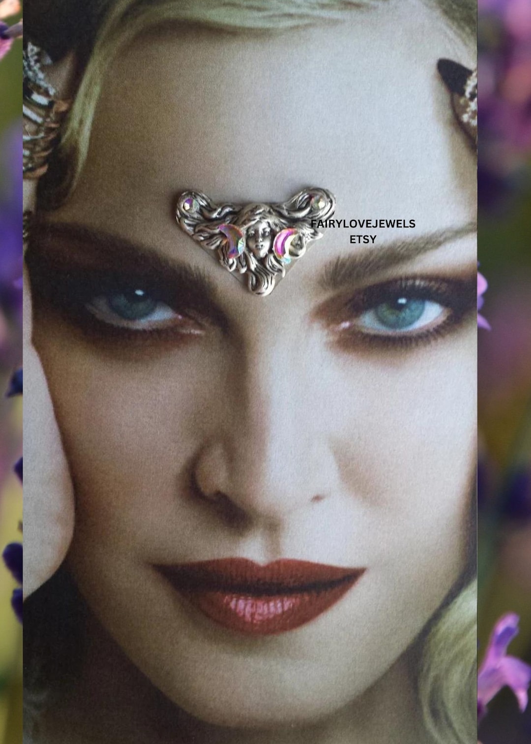 New Magic Woman Bindi Triple Moon Bindi,tribal Fusion,bellydance ...