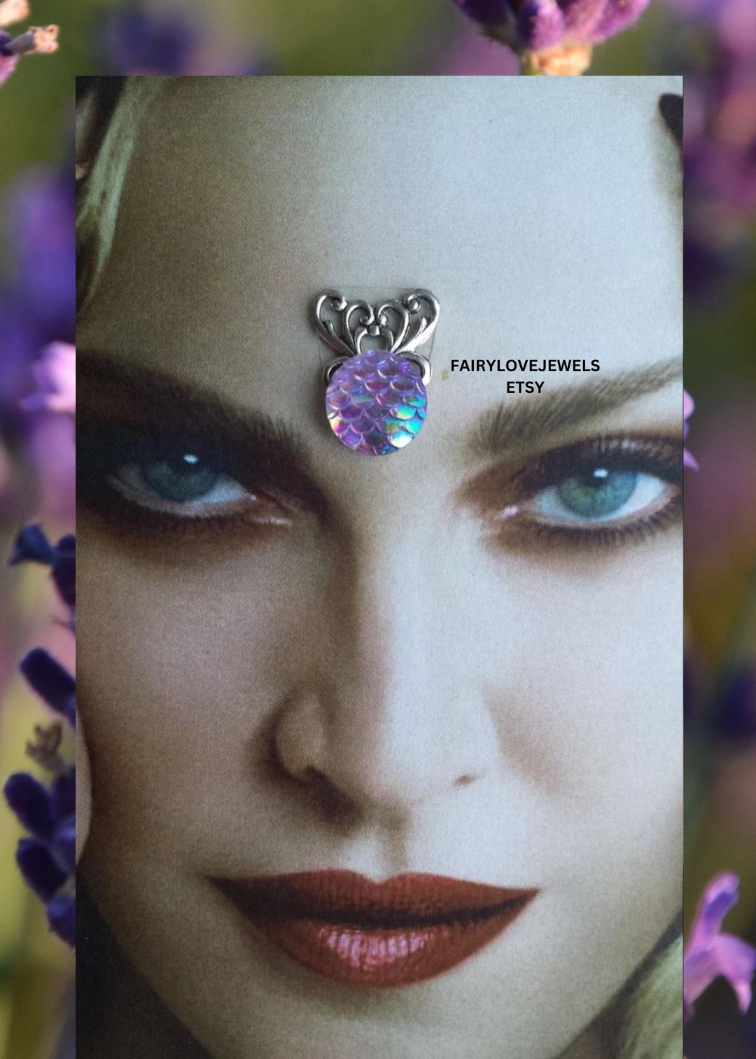 New Mermaid Bindimermaid Scale Bindi,tribal Fusion,bellydance,fantasy ...