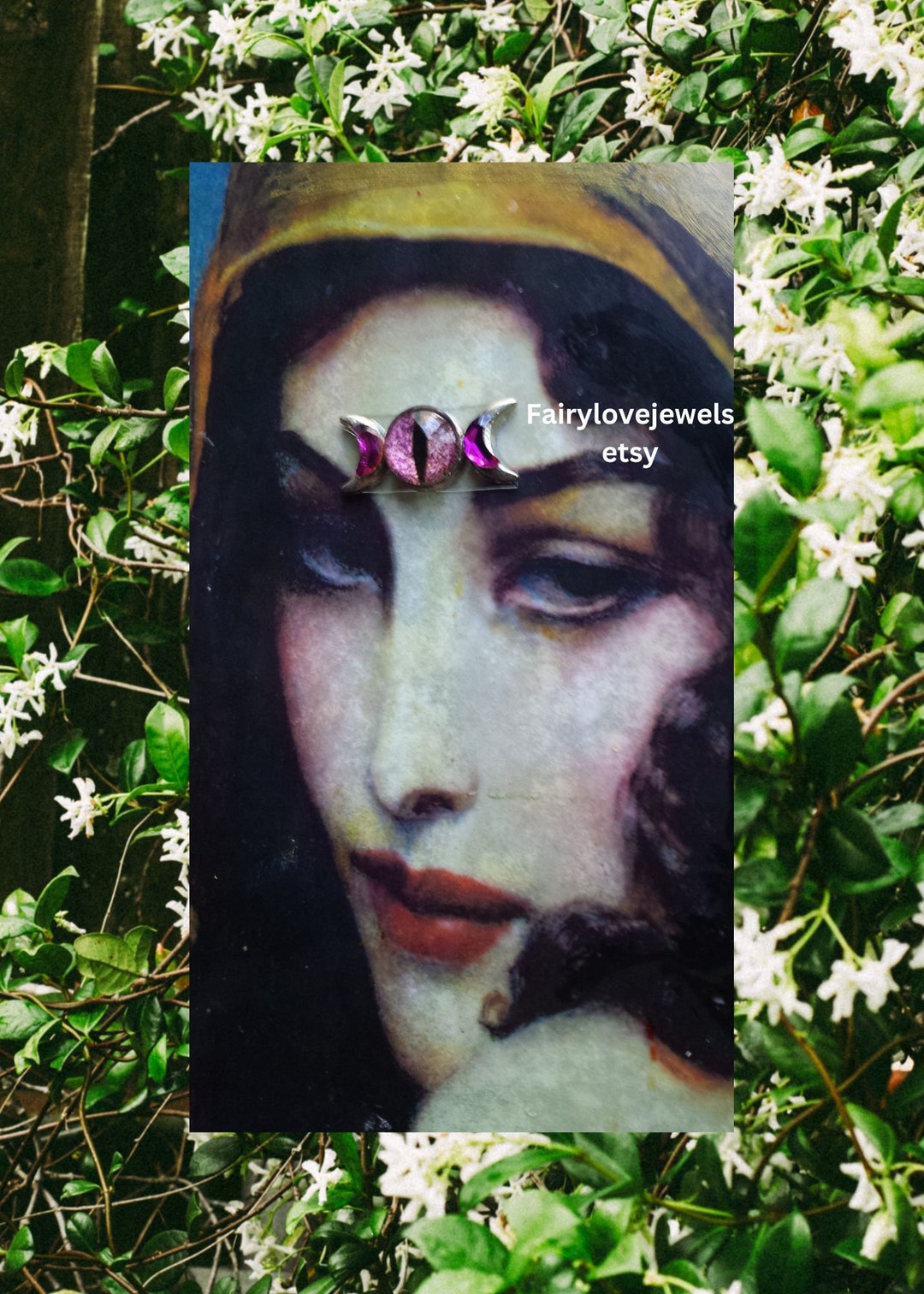 New Magic Eye Moon Bindi,triple Dragon Cat Eye Bindi/pentagram,tribal ...