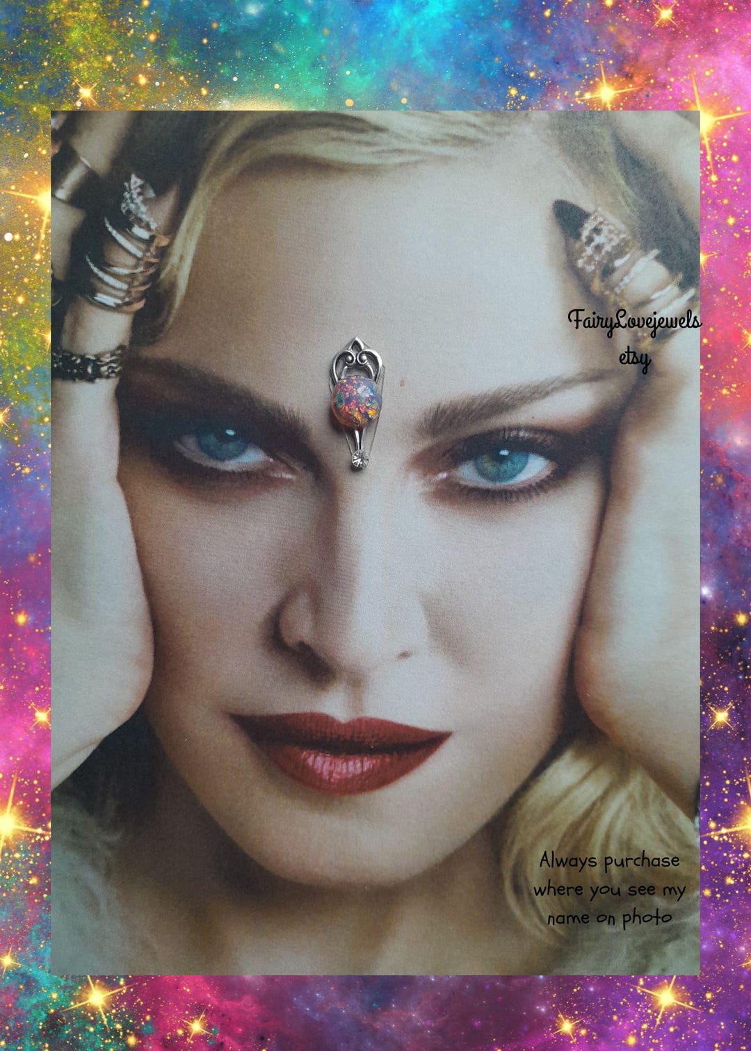 Goddess Opal Bindi, Goddess Bindi, Tribal Fusion, Bellydance Bindi ...