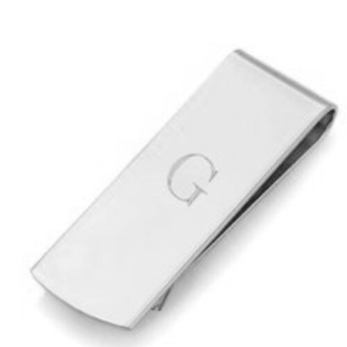 Personalized Initial Money Clip in 18k Yellow Gold Plated 925 - Etsy