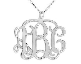 Initials Block Monogram Brooch 1 Inch to 3 Inches 3 Initials - Etsy