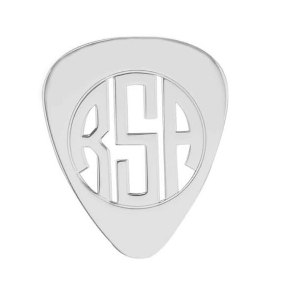 Silver Guitar Picks - Etsy
