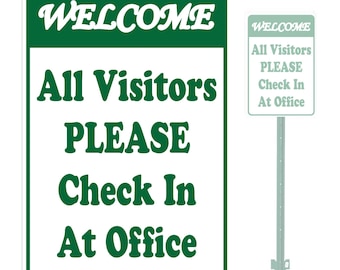 Please Check in Sign | Etsy
