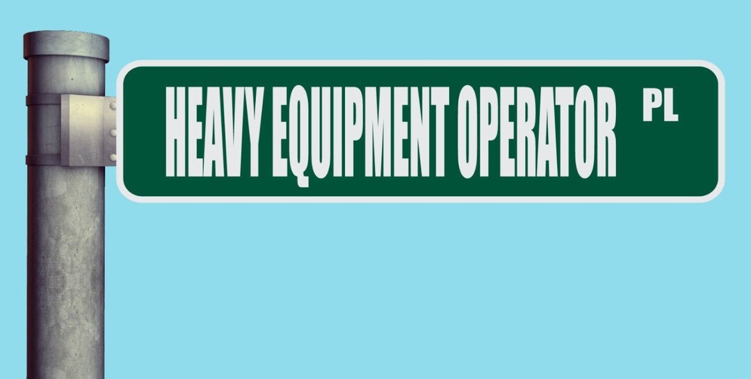 Heavy Equipment Operator PL Street Sign Place Heavy Duty Aluminum ...