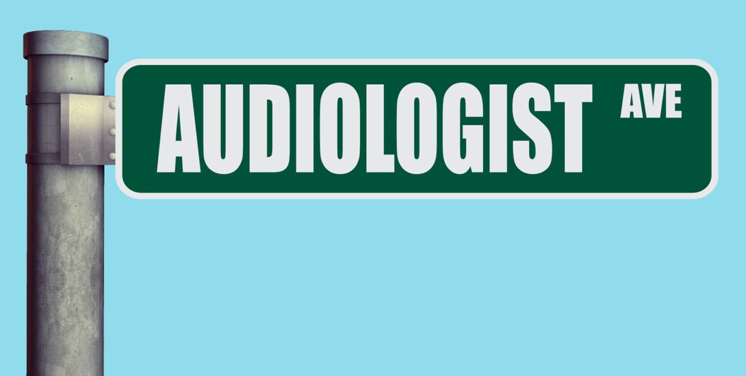 Audiologist AVE Street Sign Avenue Heavy Duty Aluminum Warning Parking ...