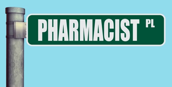 Pharmacist PL Street Sign Place Heavy Duty Aluminum Warning | Etsy