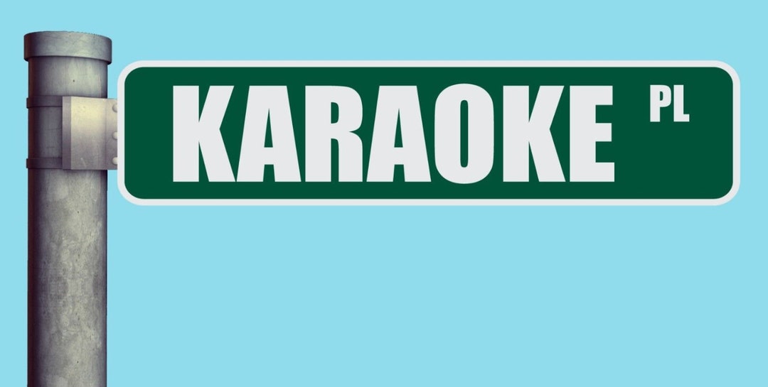 Karaoke PL Street Sign Place Heavy Duty Aluminum Warning Parking Sign ...