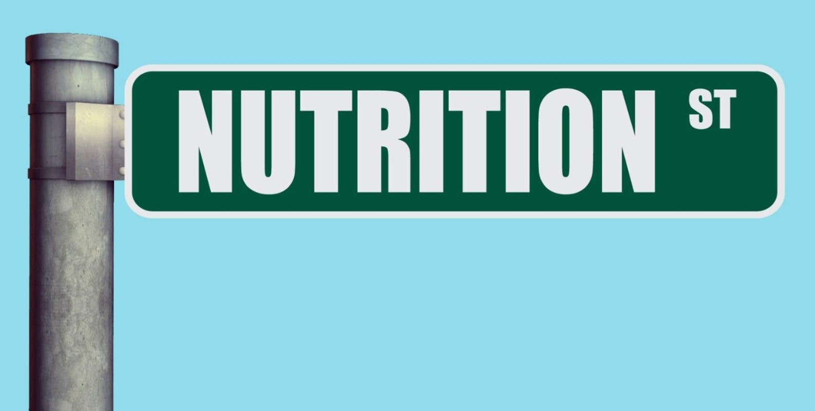 Nutrition ST Street Sign Heavy Duty Aluminum Warning Parking Sign 17" X ...