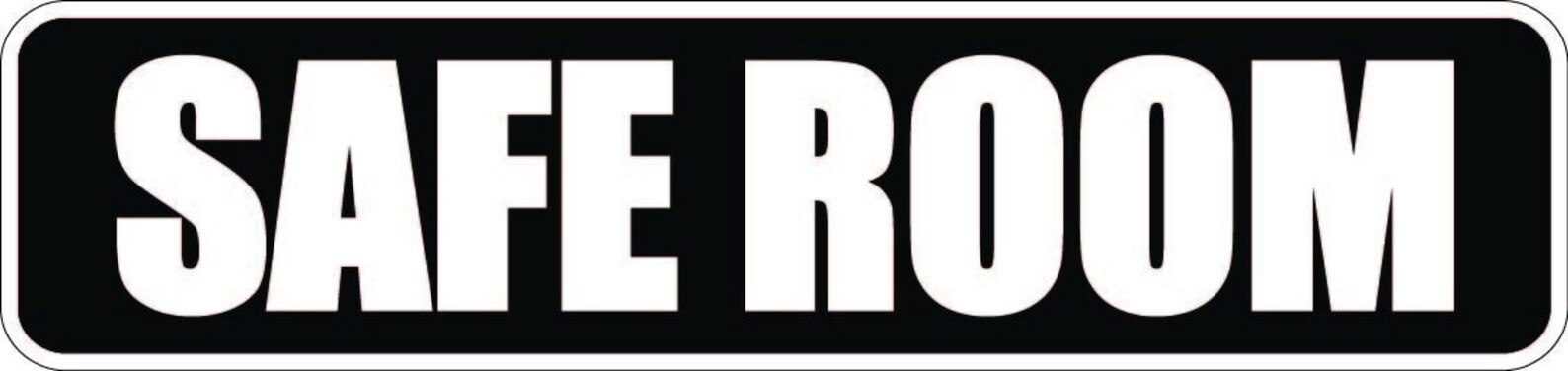 Safe Room Street Sign Heavy Duty Aluminum Warning Parking Sign - Etsy