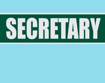 Secretary Sign - Etsy