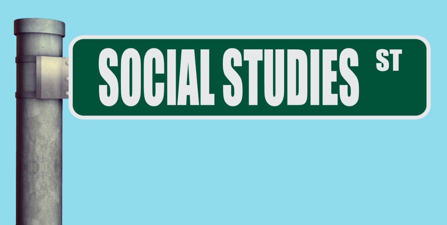 Social Studies ST Street Sign Heavy Duty Aluminum Warning Parking Sign ...