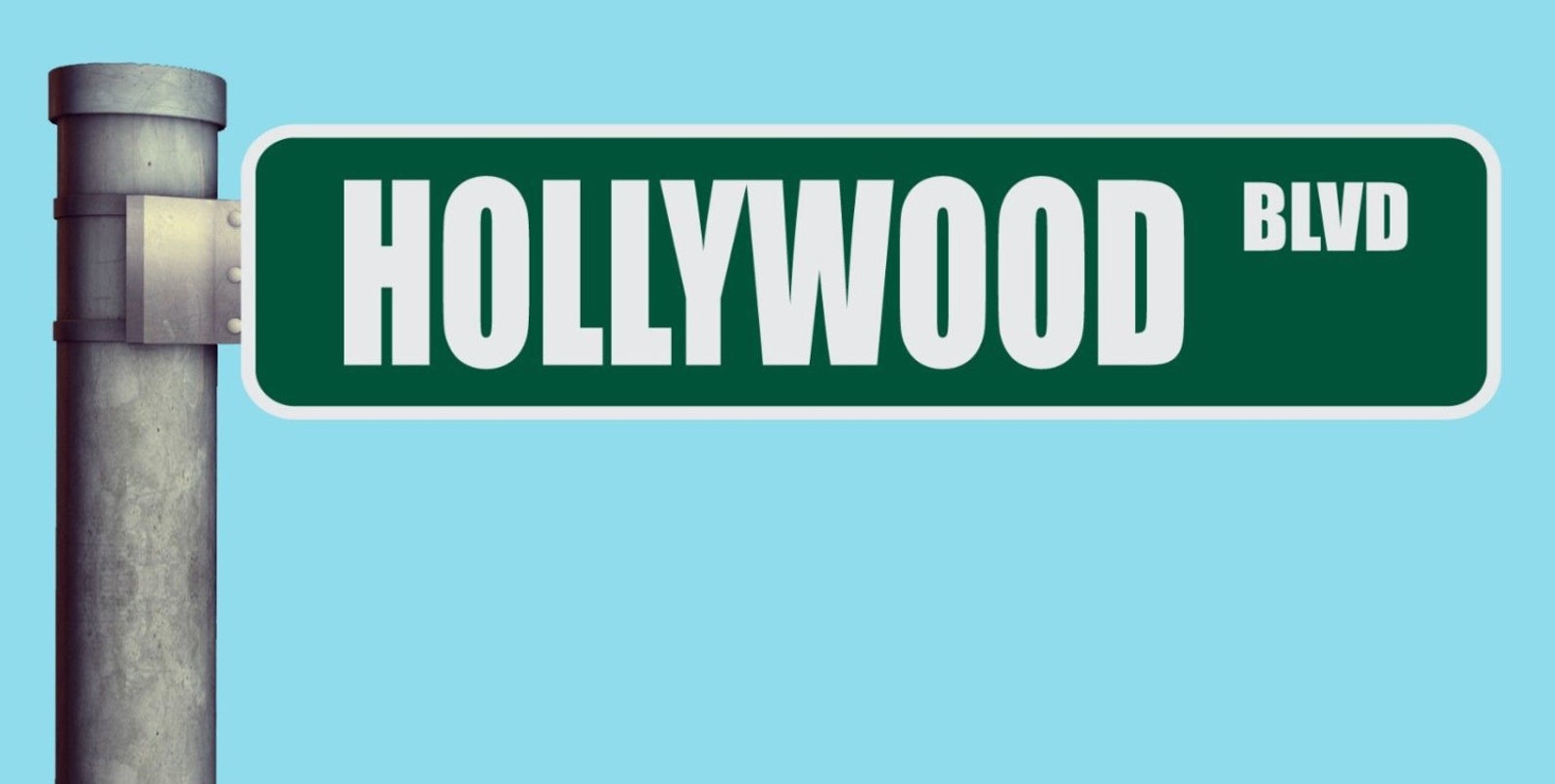 Hollywood BLVD Street Sign Boulevard Heavy Duty Aluminum Warning ...