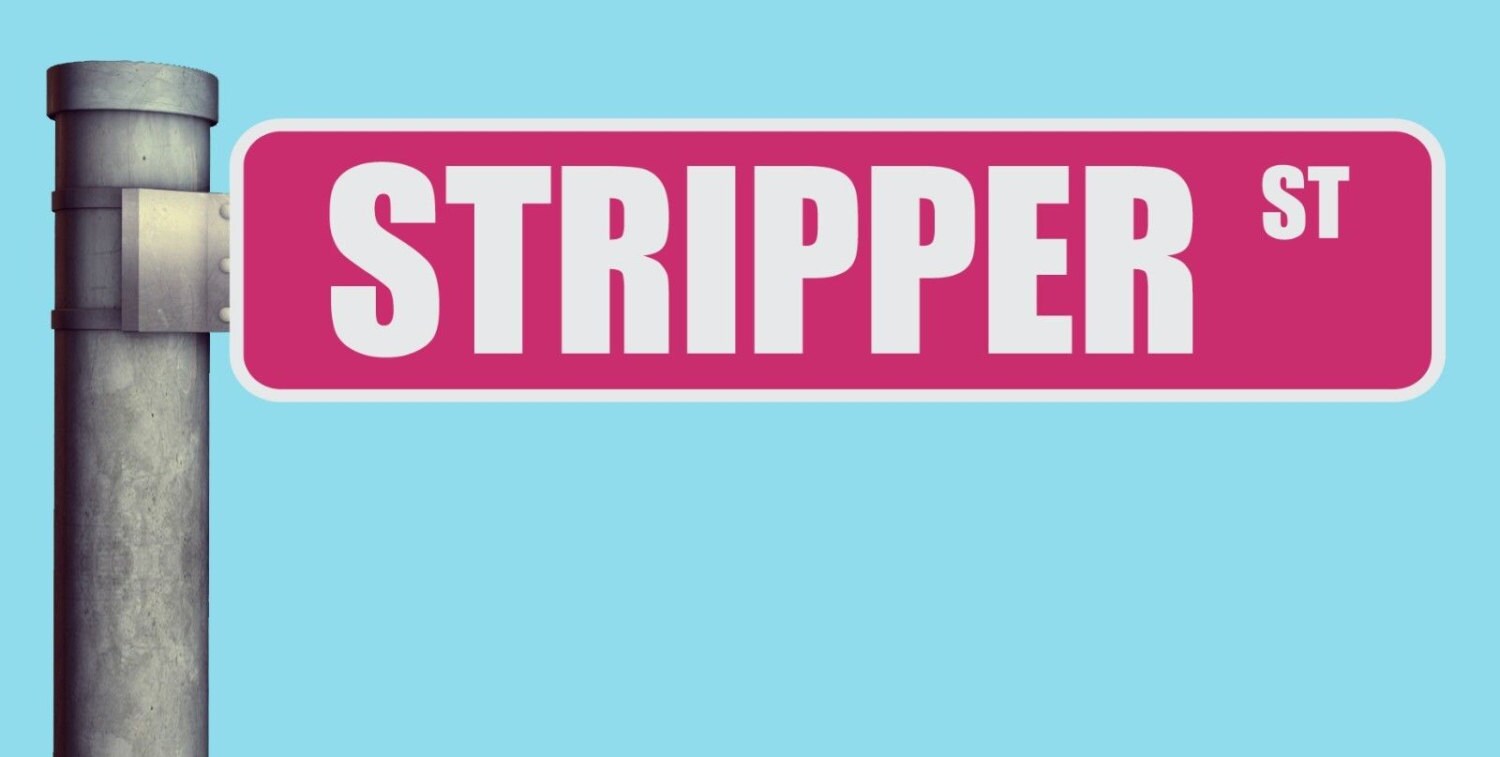 Stripper ST Street Sign Heavy Duty Aluminum Warning Parking - Etsy