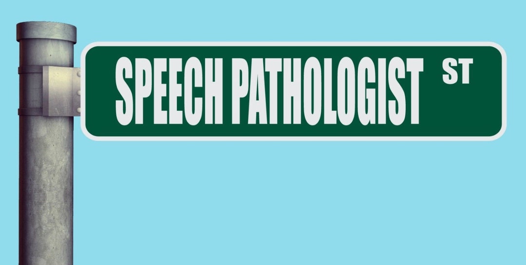 Speech Pathologist ST Street Sign Heavy Duty Aluminum Warning Parking ...