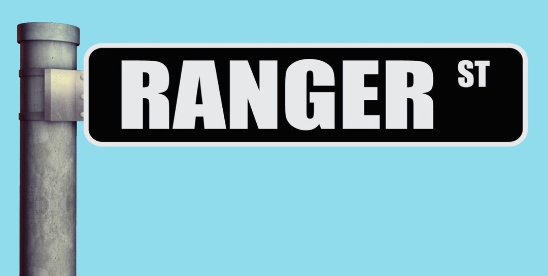 Ranger ST Street Sign Heavy Duty Aluminum Warning Parking Sign 17" X 4 ...