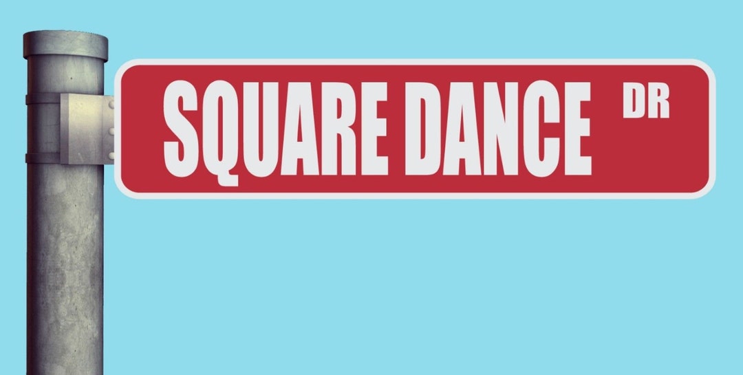 Square Dance DR Street Sign Drive Heavy Duty Aluminum Warning Parking ...