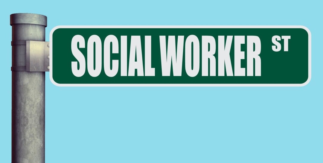 Social Worker ST Street Sign Heavy Duty Aluminum Warning Parking Sign ...