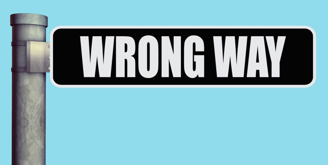 Wrong Way Street Sign Heavy Duty Aluminum Warning Parking Sign 17" X 4 ...