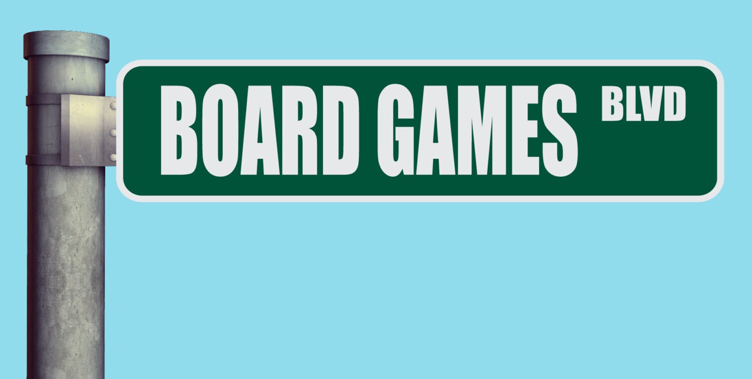 Board Games BLVD Street Sign Boulevard Heavy Duty Aluminum - Etsy