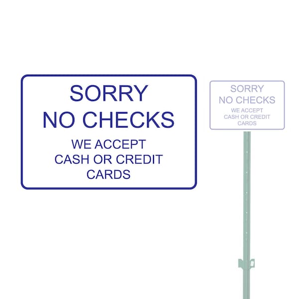 We Accept Cash and Credit Cards Sign - Etsy