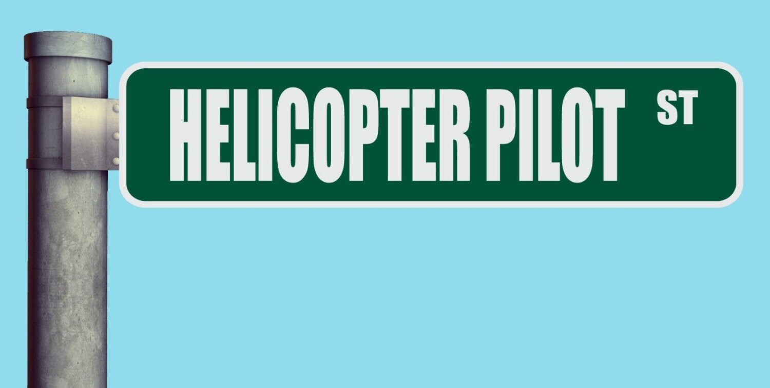 Helicopter Pilot ST Street Sign Heavy Duty Aluminum Warning - Etsy