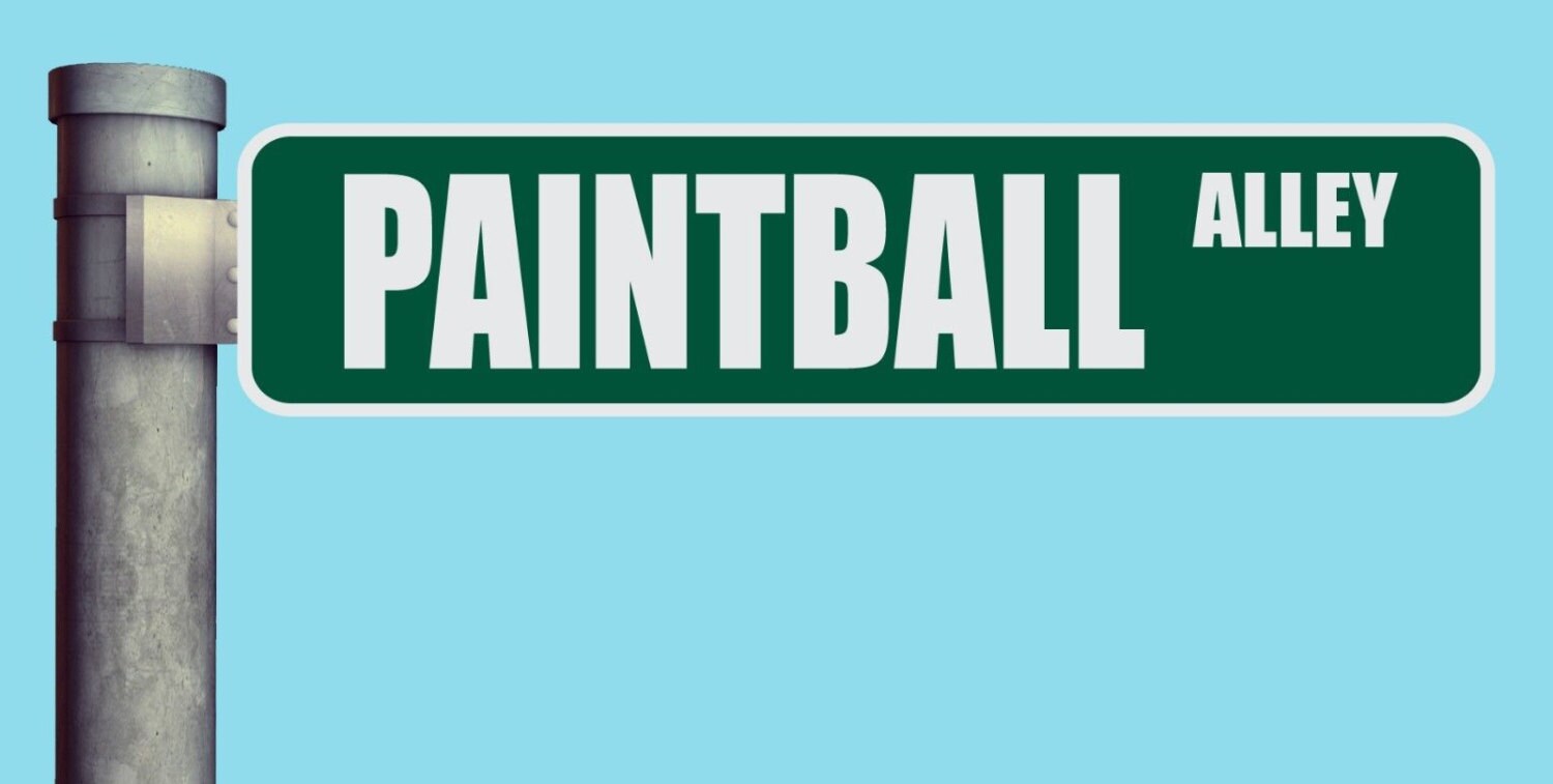 Paintball Warning Sign