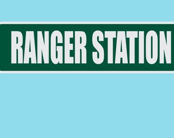 Ranger Station Sign - Etsy