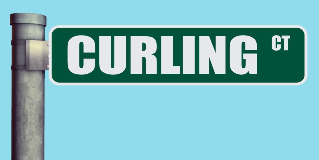 Curling CT Street Sign Court Heavy Duty Aluminum Warning Parking Sign ...