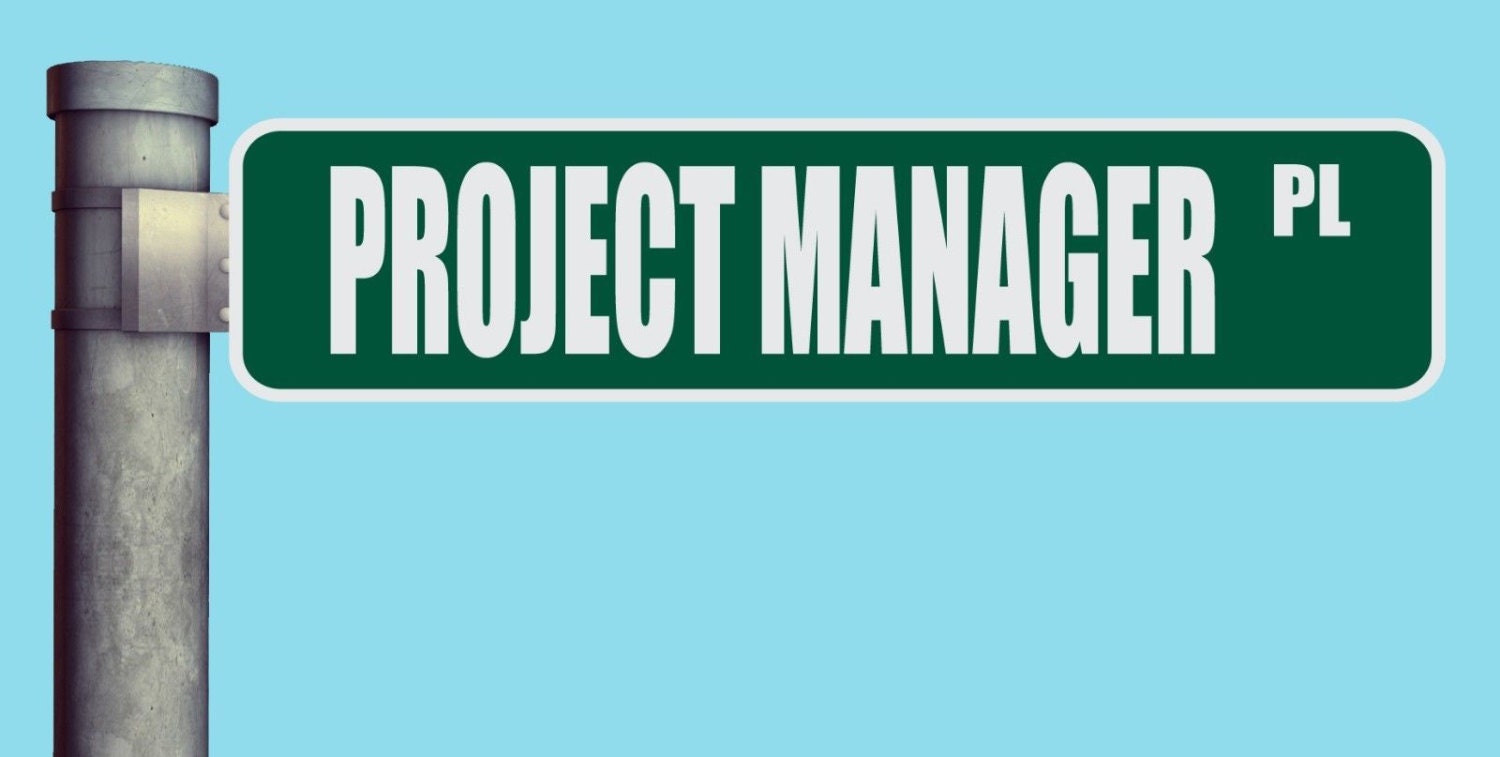 Project Manager PL Street Sign Place Heavy Duty Aluminum | Etsy