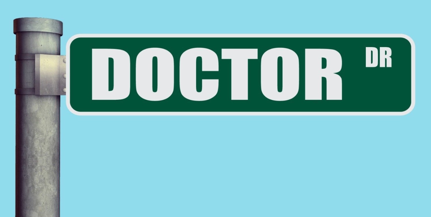 Doctor DR Street Sign Drive Heavy Duty Aluminum Warning Parking Sign 17 ...