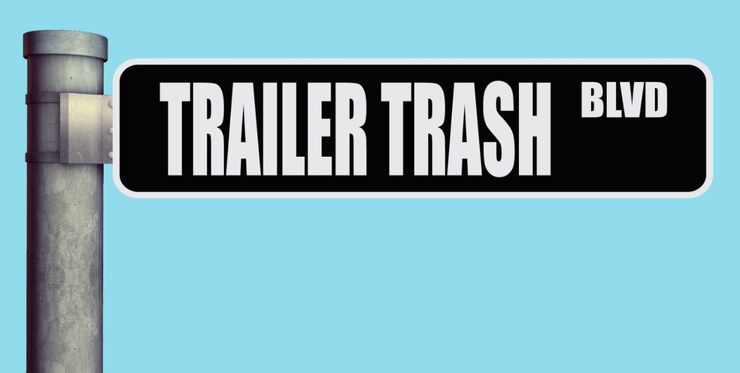 Trailer Trash BLVD Street Sign Boulevard Heavy Duty Aluminum Warning ...