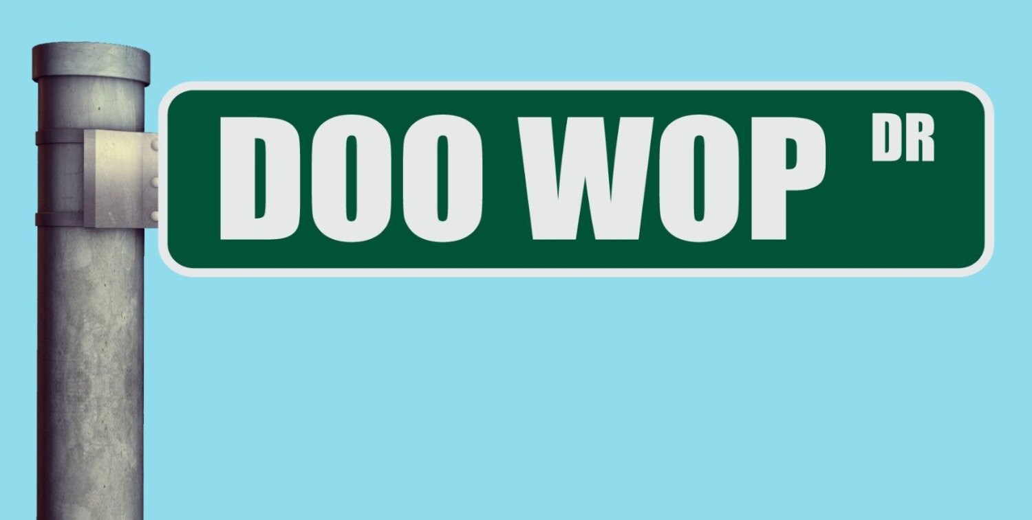 Doo Wop DR Street Sign Drive Heavy Duty Aluminum Warning Parking Sign ...