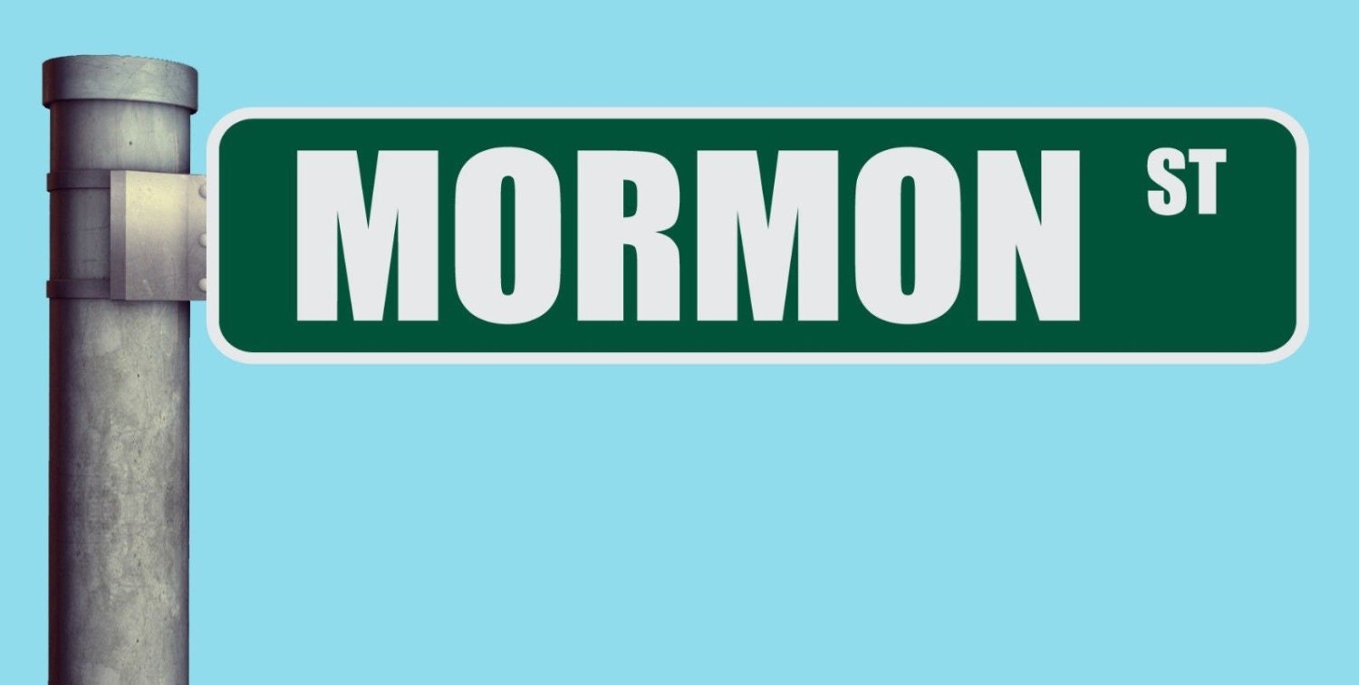 Mormon ST Street Sign Heavy Duty Aluminum Warning Parking Sign 17" X 4 ...