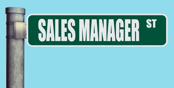 Sales Manager ST Street Sign Heavy Duty Aluminum Warning | Etsy