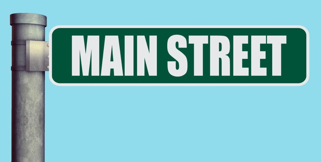 Main Street Road Sign Heavy Duty Aluminum Warning Parking Sign 17" X 4 ...