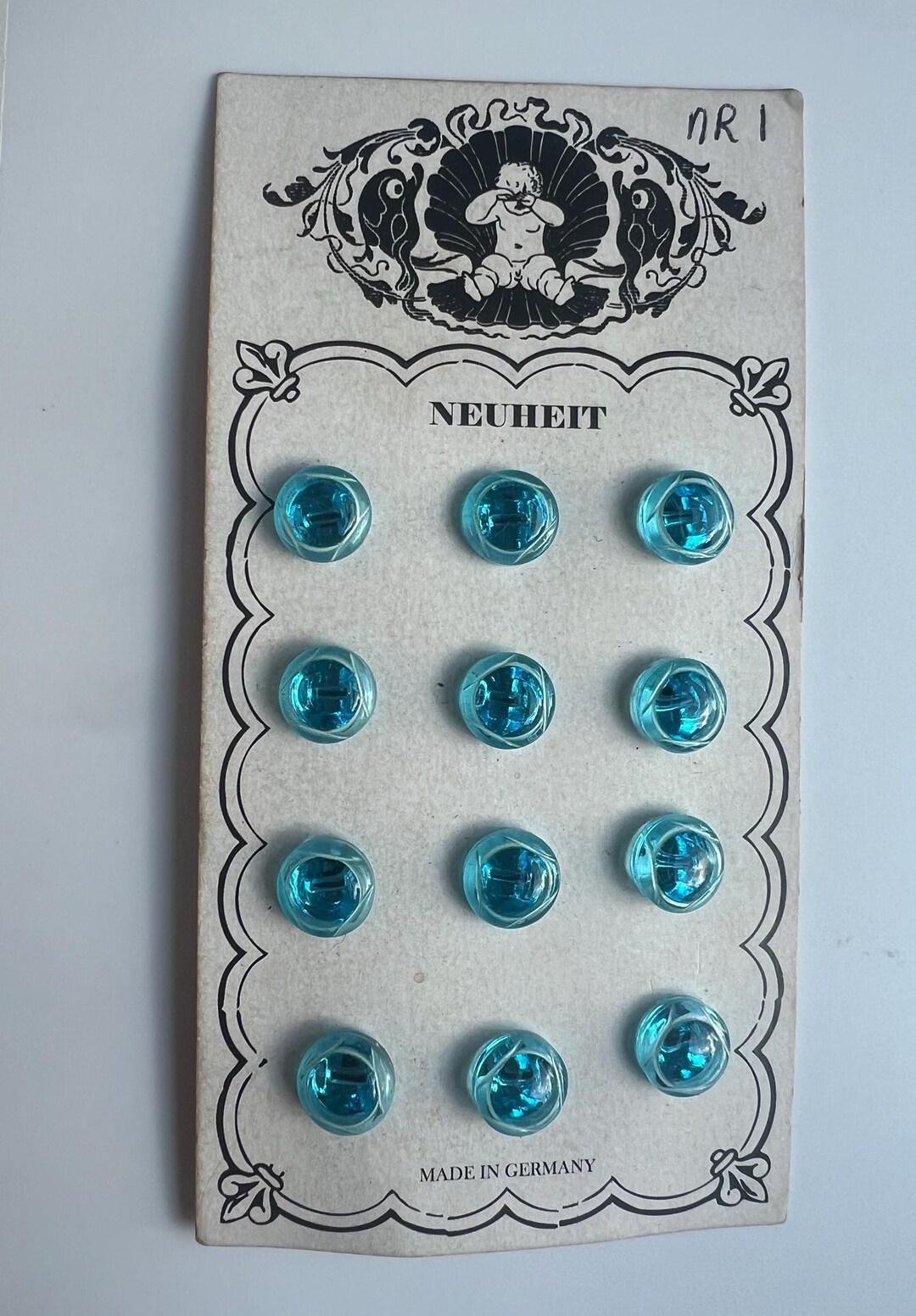 6 Czech Antique Vintage Small Blue Buttons - 8, 11,12 and 13mm - S77 - Etsy