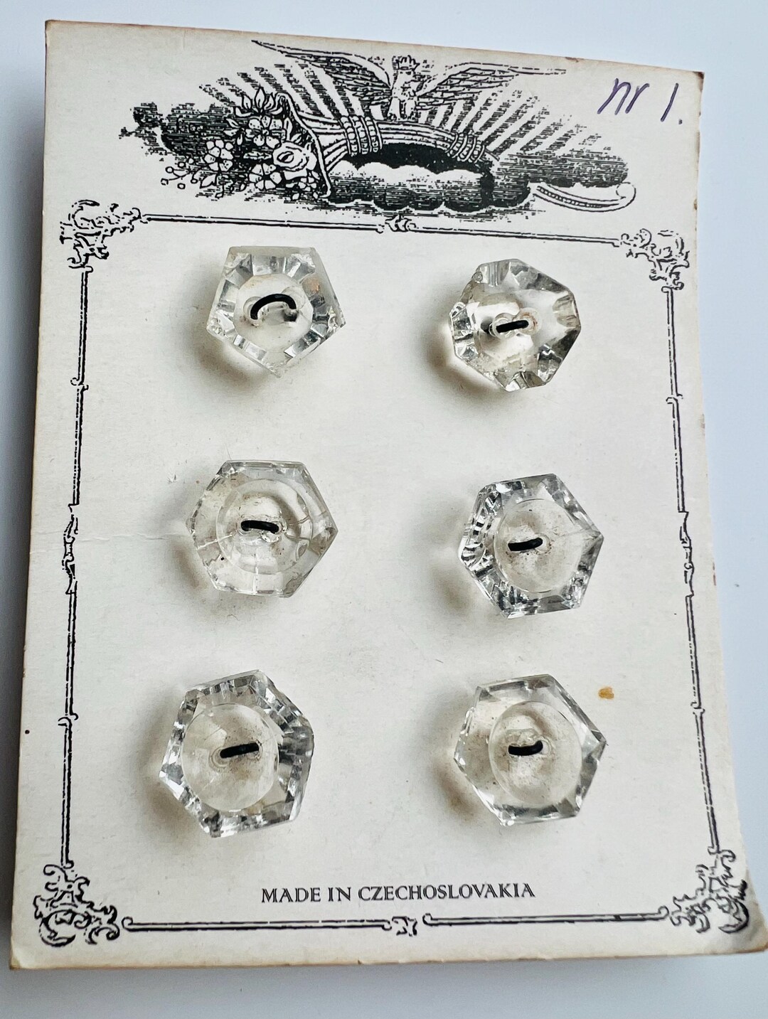 Czech Antique Vintage Small White (AB )buttons - 3 Sizes - S79 - Etsy