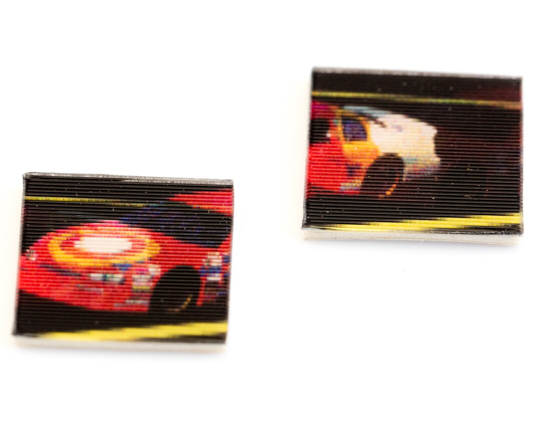 6 Vintage Racing Car Picture, Racing Car 16x16 Mm F14.N006 - Etsy