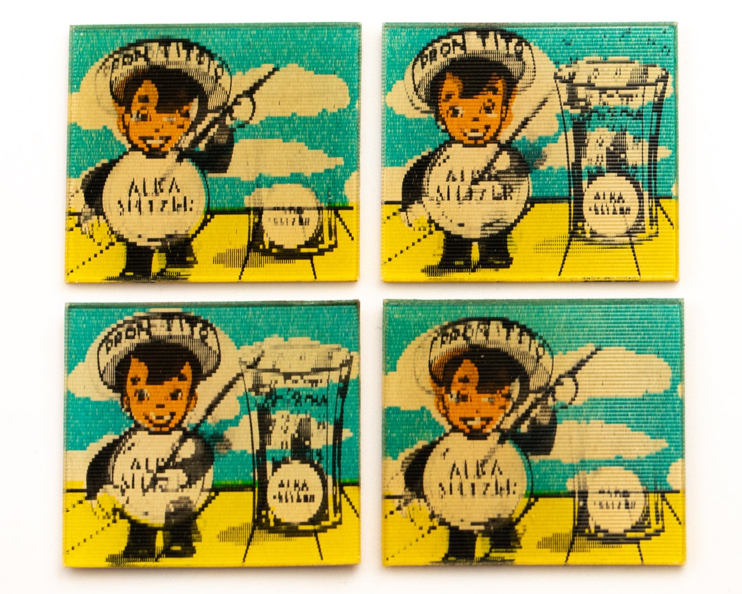 1 Vintage 1960’s Pop Art Alka-seltzer Picture Made With "winkies" by ...