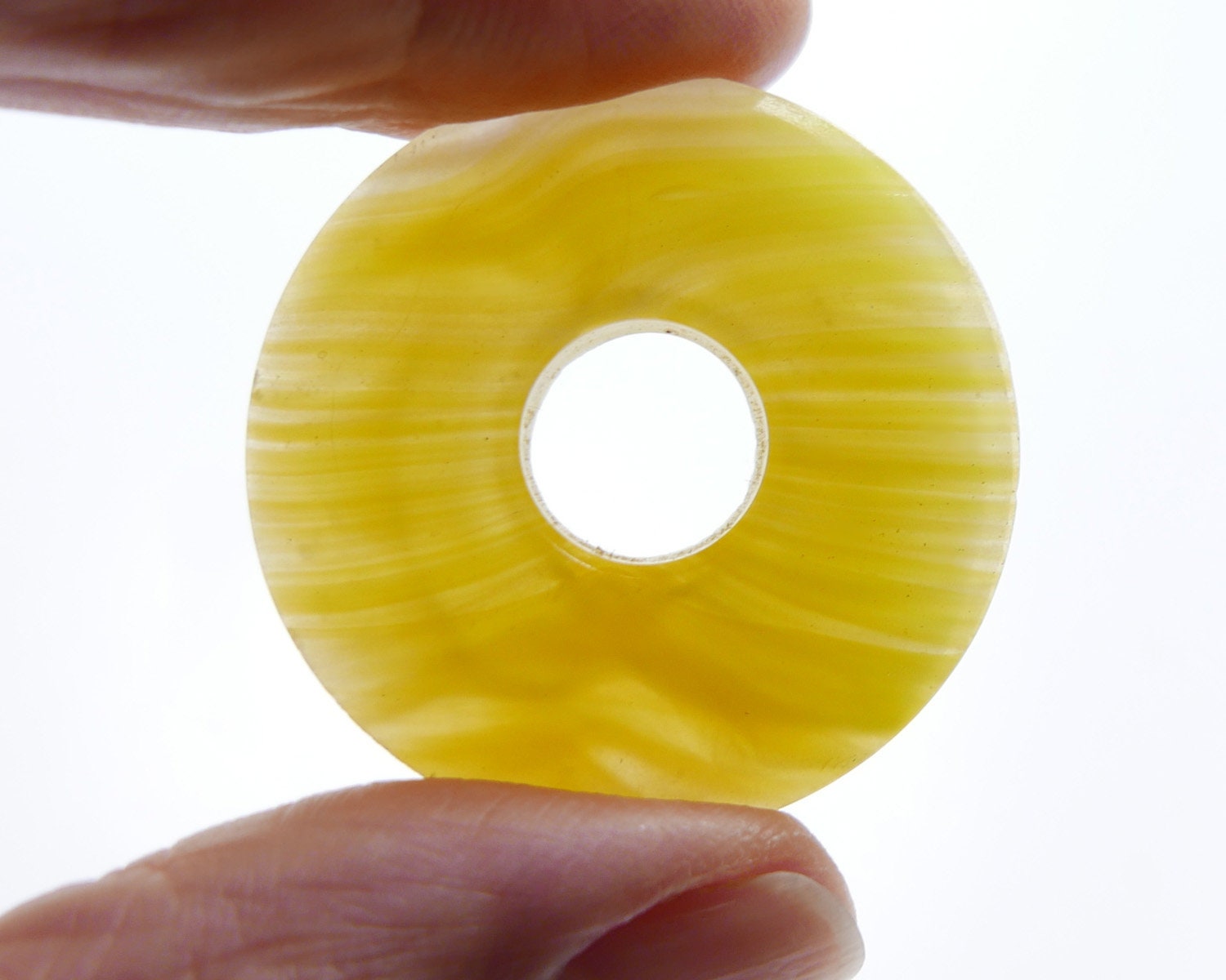 2 Vintage Art Deco Glass Hoops Jewelry Components 2 COLORS - Etsy