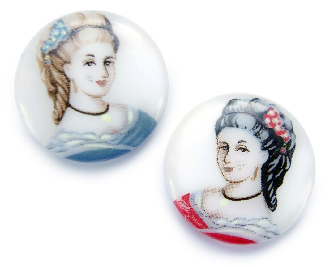 Vintage 1950s Classic Female Cameo - 2 VERSIONS - 18 Mm - E15.8 - Etsy