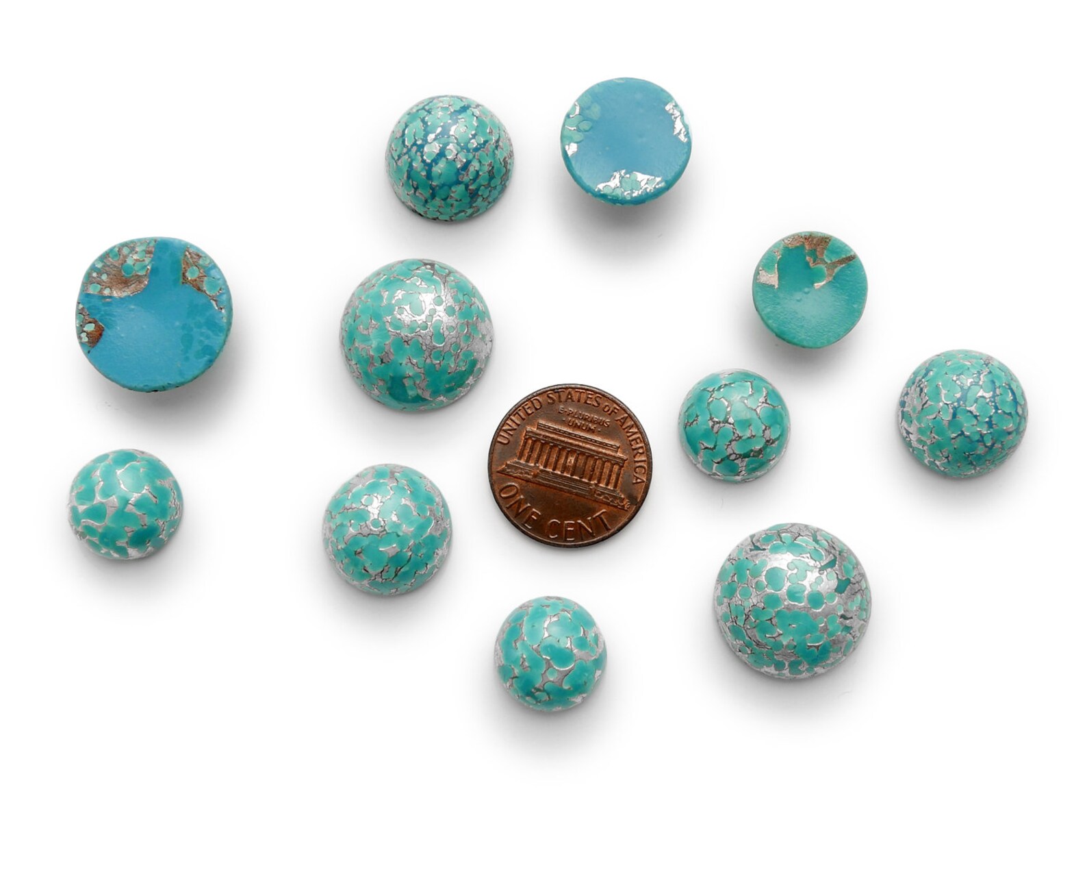 4 6 8 or 24 Vintage 'silver Carbuncle' Cabochons | Etsy