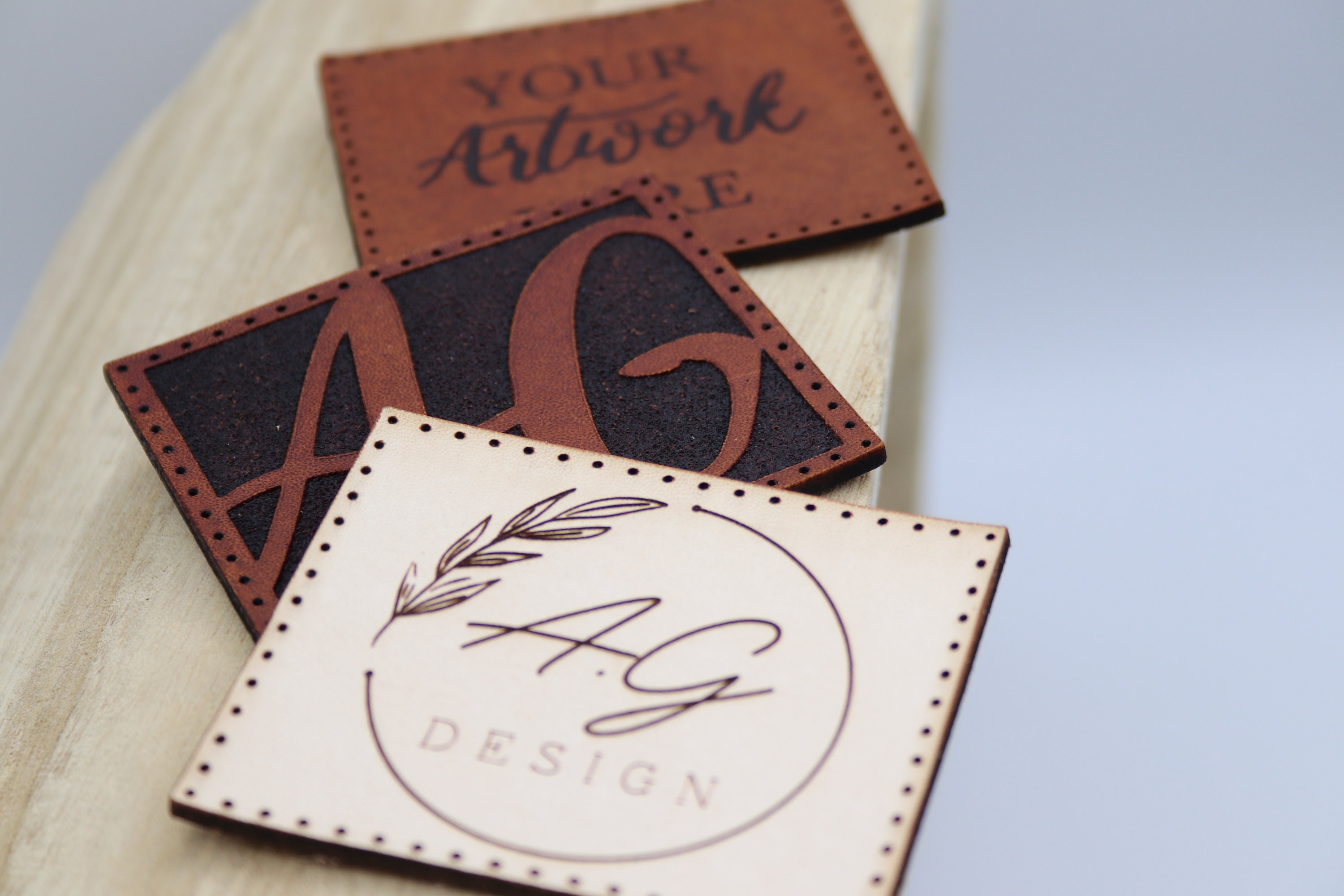 Rectangle Leather Patch Classic Leather Hat Patch | Etsy India