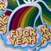 Fck Yeah Sticker - Etsy